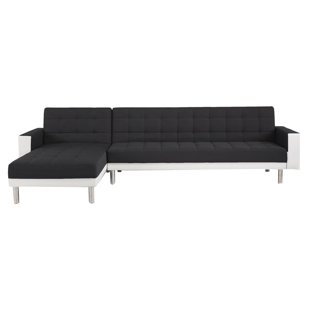 Sofa bed 3m Fabric 5 Seater Recliner Coner Funton Couch Lounge 4 Colou ...
