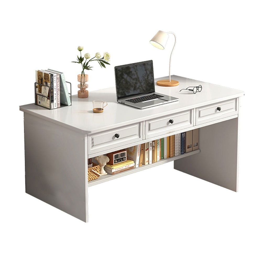 Foret Computer Desk Study Home Office Table Student Drawer Workstation ...